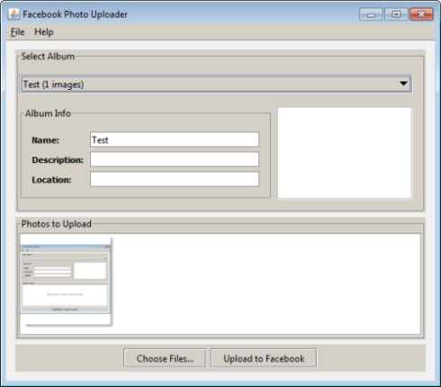Subir Fotos a Facebook