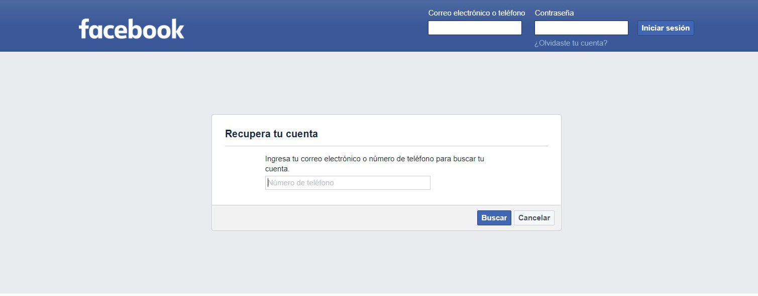 ¿Por qué no puedo entrar a mi cuenta de Facebook?